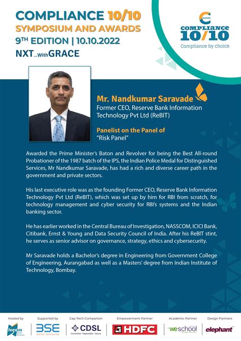 Risk Threats Compliance Community Professionals Nandkumar Saravade