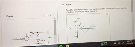 Solved Part A Select The Correct Graph For An Input Waveform