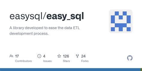 Github Easysql Easy Sql A Library Developed To Ease The Data Etl Development Process