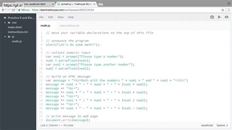 Practice If And Else If Statements In Javascript