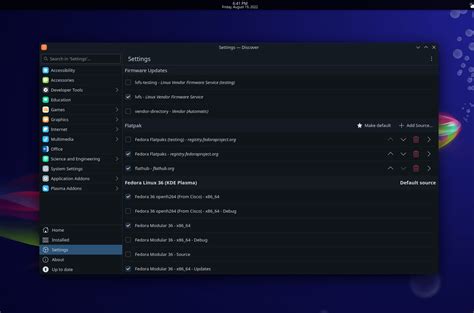Fedora 36 Kde Spin Wont Install Flatpak R Fedora