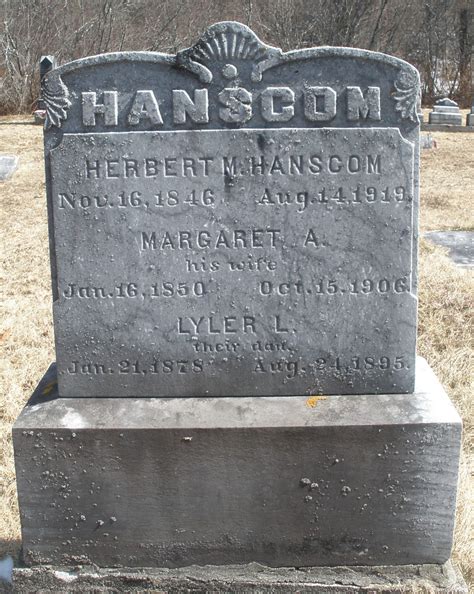 Herbert Mortimer Hanscom 1846 1919 Find A Grave Memorial