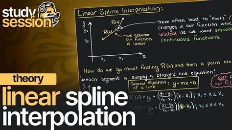 Linear Spline Interpolation Theory Numerical Methods