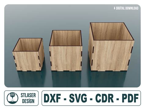 Laser Cut Storage Box · Creative Fabrica