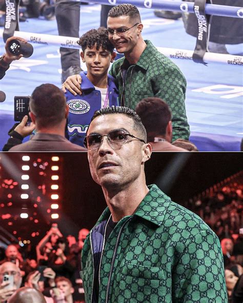 عکس رونالدو و پسرش مهمان ویژه مراسم عربستانی‌ها