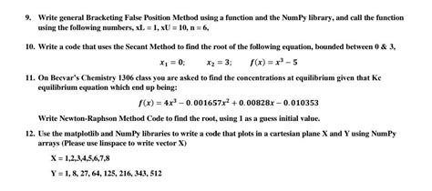 Solved Write General Bracketing False Position Method Chegg