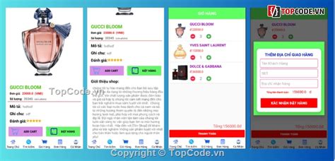 Android Java Sqlite BÁo CÁo Word App Bán Hàng Nước Hoa đẹp