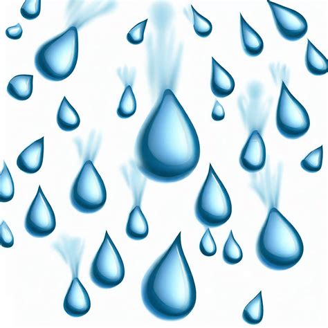 雨滴のイラストPNG無料 3