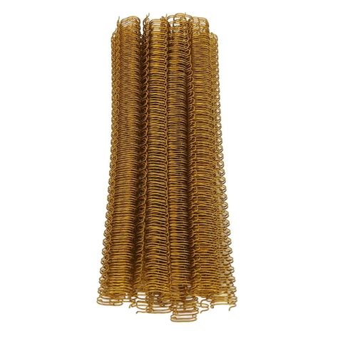Double Loop Wire Binding Spine 1 2in Diameter 34 Loop 3 1 Pitch 100 Sheets Capacity Iron Wire
