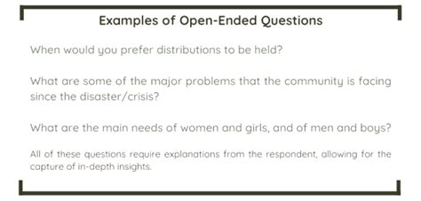 Open Ended Vs Closed Ended Questions The Mande Specialist