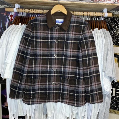 Vintage Pendleton Jacket 100 Virgin Wool Fits Depop Vintage Pendleton Jacket 100 Virgin Wool Fits Depop