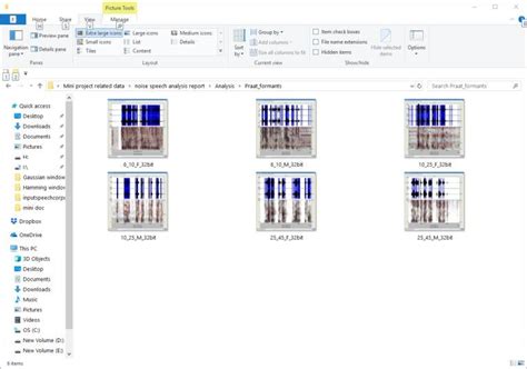 9 The Analysis Of All The Noisy Speech Signals Belonging To Different