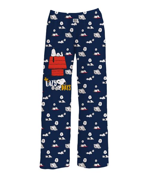Snoopy Lazy Days Pajama Pants Brief Insanity