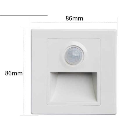 Aplica Cu Led Scara Cu Senzor De Miscare Interior Lumina Calda 2w Fslshopro