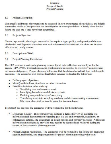 30 Project Scope Examples To Download