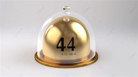 황금 4 흰색 배경에 3d 렌더링의 레스토랑 클로슈 안에 있는 기호 끄기 퍼센트 3d 할인 3d 배경 일러스트 및 사진 무료 다운로드 Pngtree