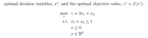 Solved Solve The Following Optimization Problem By