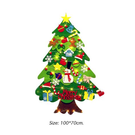 3d Voelde Kerstboom Vrolijk Kerstfeest Diy Cartoon Vicedeal