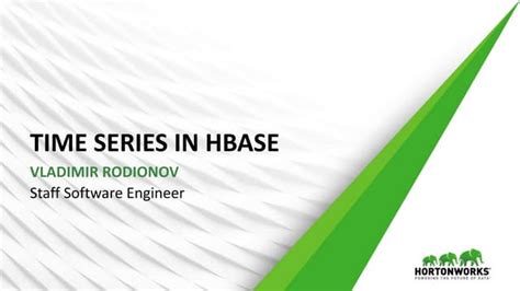 Time Series Apache Hbase Pptx Databases Computer Software And Applications