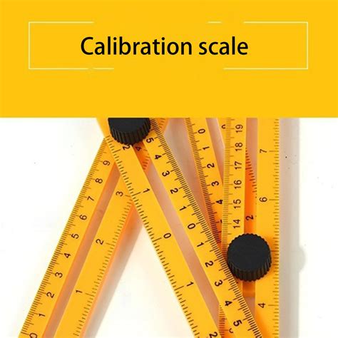 Multifunctional Plastic Ruler Four Sided Measuring Grandado