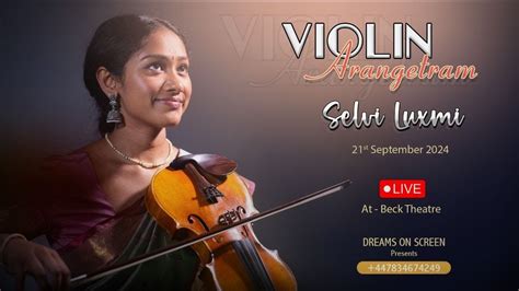 Violin Arangetram Of Selvi Luxmi Youtube