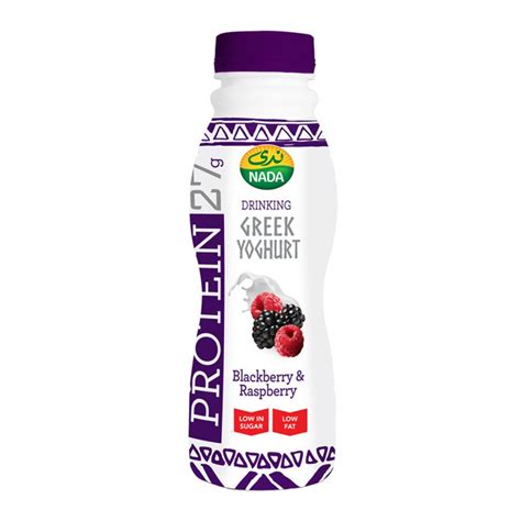 لبن ندى يوناني توت أسود و توت عليق 330 مل