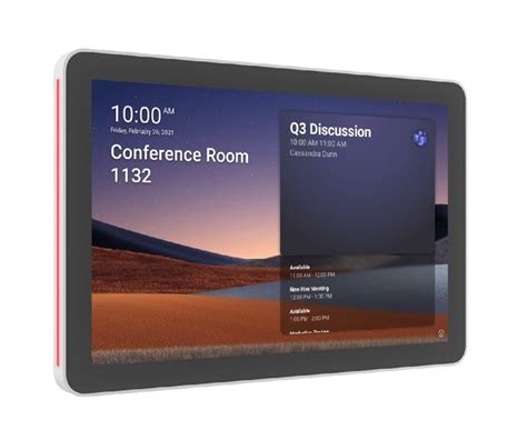 Logitech Tap Scheduler Lcd Scheduling Display White 952 000094 Sourceit