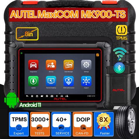 Autel MaxiCOM MK900TS MK900 TS Wireless TPMS Diagnostic Scanner