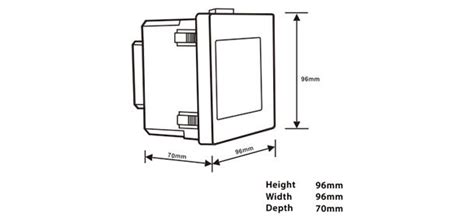 Smart X96 1a Rj Ct Type Rs485 Modbus Panel Mounted Mid Approved Power Analyzer Manufacturers