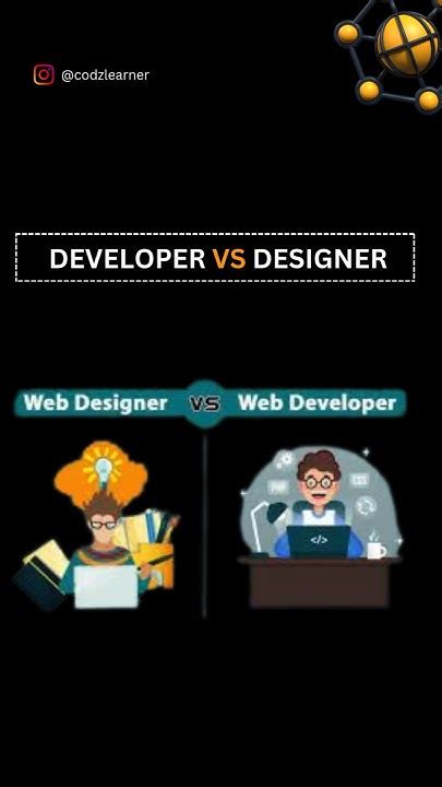 developer vs designer shorts designer developer tech youtube
