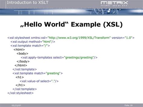 Inroduction To XSLT With PHP4 PPT
