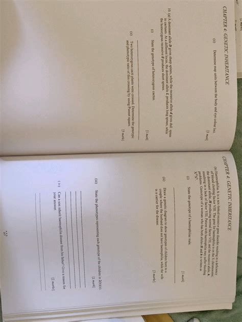 CHAPTER 4 GENETIC INHERITANCE Ii Determine StudyX