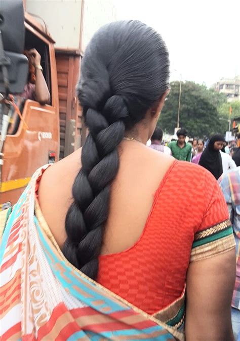Indian Long Hair Braid Cut