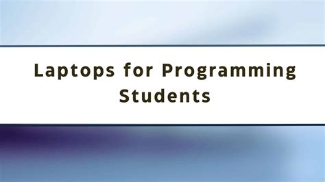 Best Laptops For Programming Babes On A Budget