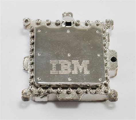 Ibm Circuit Board Chip Metal 2 Two Tone Pendant Charm Steam Punk