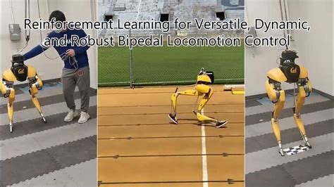 Reinforcement Learning For Versatile Dynamic And Robust Bipedal Locomotion Control Youtube