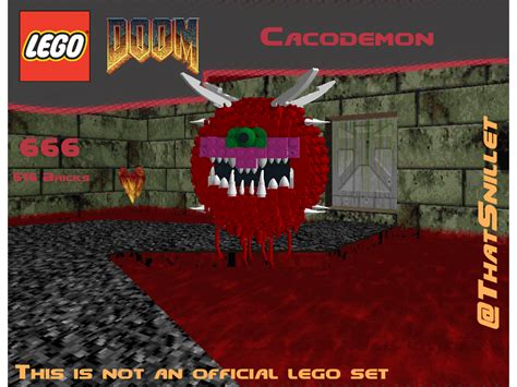 Lego Moc Doom Cacodemon By Thatsnillet Rebrickable Build With Lego