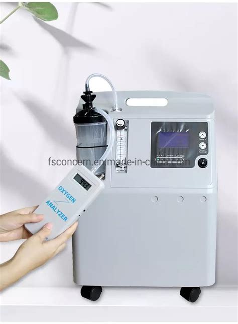 Ultrasonic O2 Purity Analysis Meter Oxygen Concentrator Flow Rate Pressure Detector Oxygen