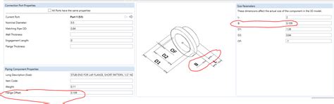 Solved Missing Flange Offset From Catalog Editor Autodesk Community