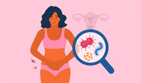 Woman With Pain Sexually Transmitted Infection 42706197 Vector Art At