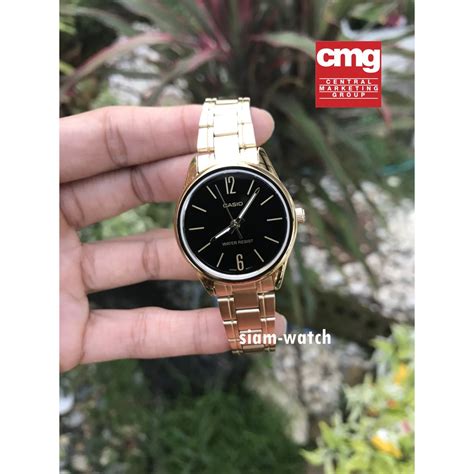 นาฬิกาข้อมือ Casio Analog Ladies รุ่น Ltp V005g Shopee Thailand