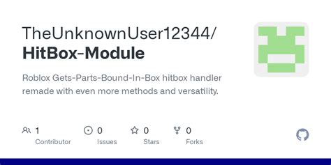 Github Theunknownuser12344hitbox Module Roblox Gets Parts Bound In Box Hitbox Handler Remade