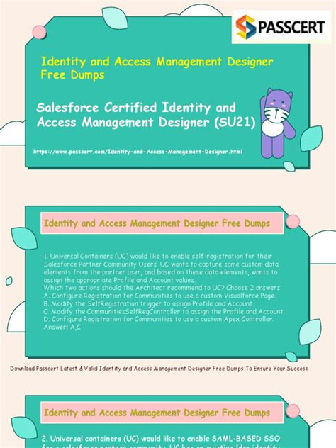 Salesforce Identity And Access Management Designer Dumps Pdf Web Application Information