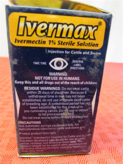 Lot Detail Unopened Ivermax Dewormer For Cattle Or Swine 50 Ml Exp Date Jun 2016
