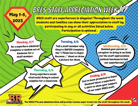 Superhero Teacher Appreciation