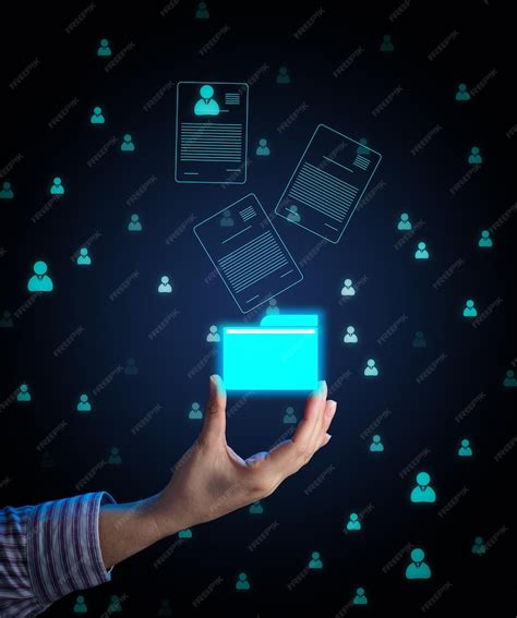 Premium Photo Concept Of Document Flow In The Company Transition To Paperless Technology