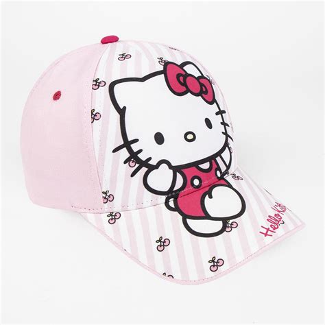 Hello Kitty шапка с козирка розова • лятна шапка • Дечица