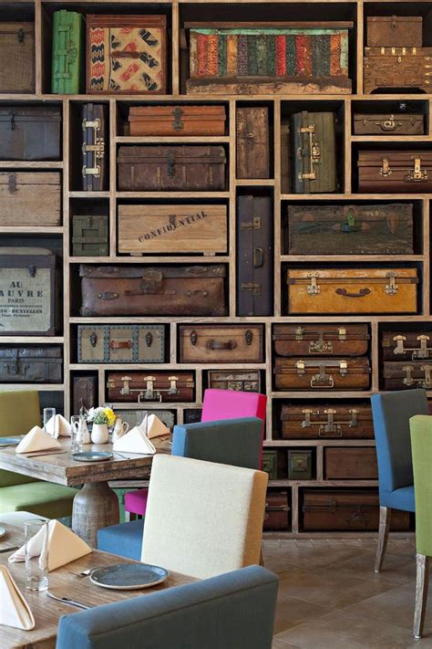 Repurpose Room Colorful Chairs And Wall Boxes