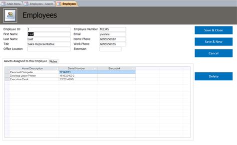 Asset Tracking Database Template Asset Tracking Software