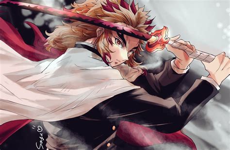 Rengoku Kyoujurou Kimetsu No Yaiba Drawn By Sayu Danbooru